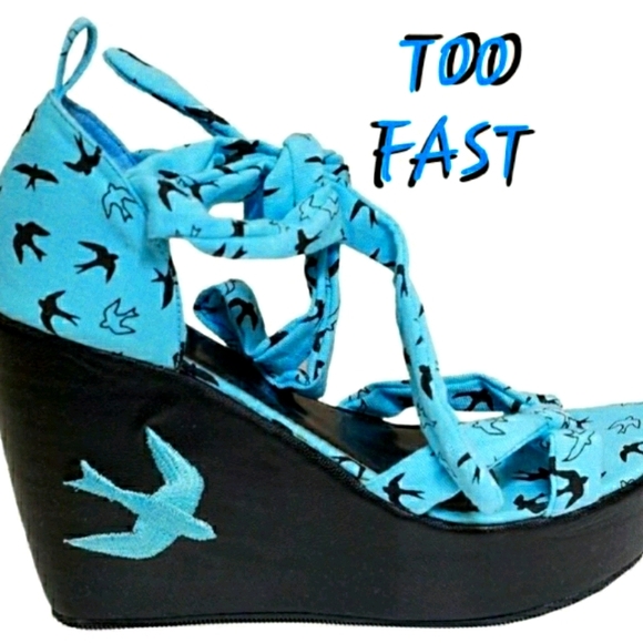 Too Fast | Shoes | Too Fast Swallow Wedges | Poshmark